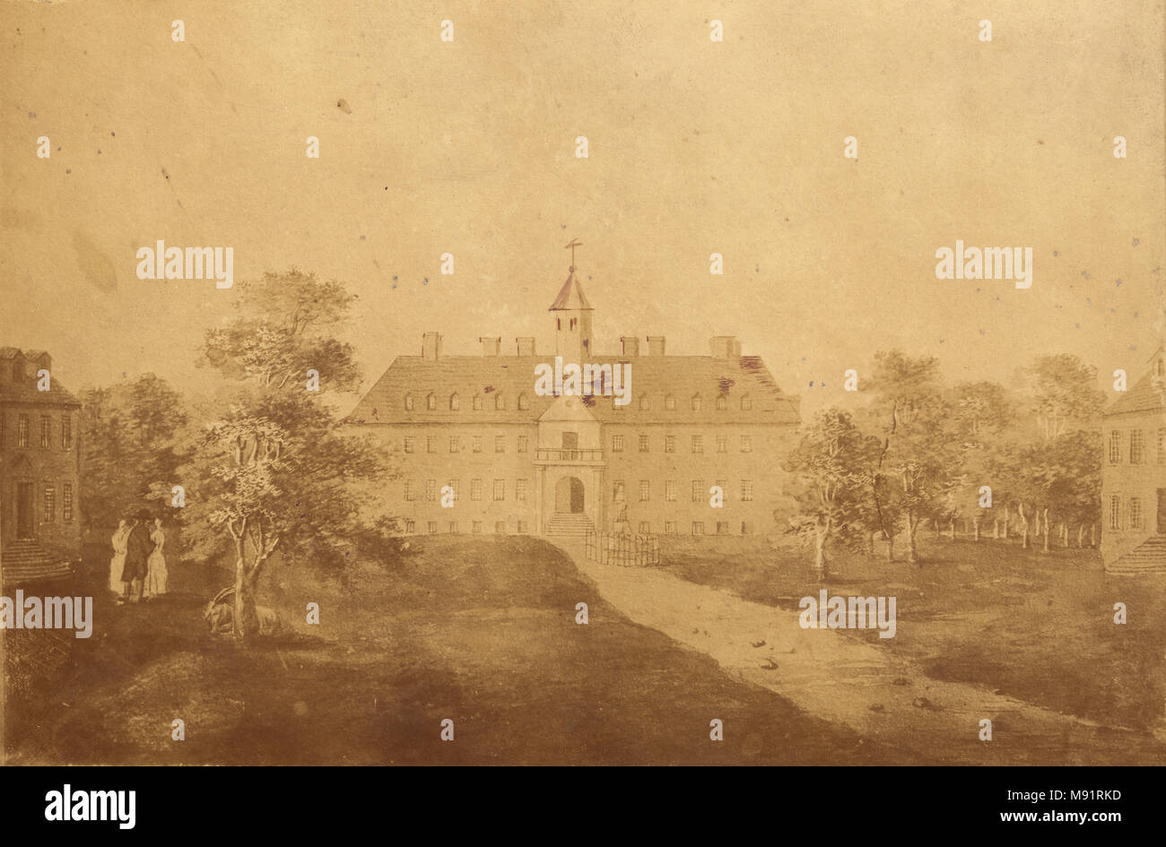 The Sir Christopher Wren Building, William & Mary College, Williamsburg ...