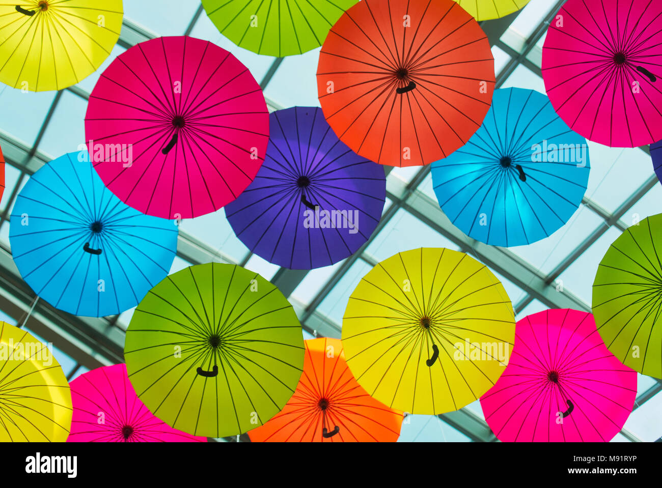 Display of umbrellas hi-res stock photography and images - Alamy
