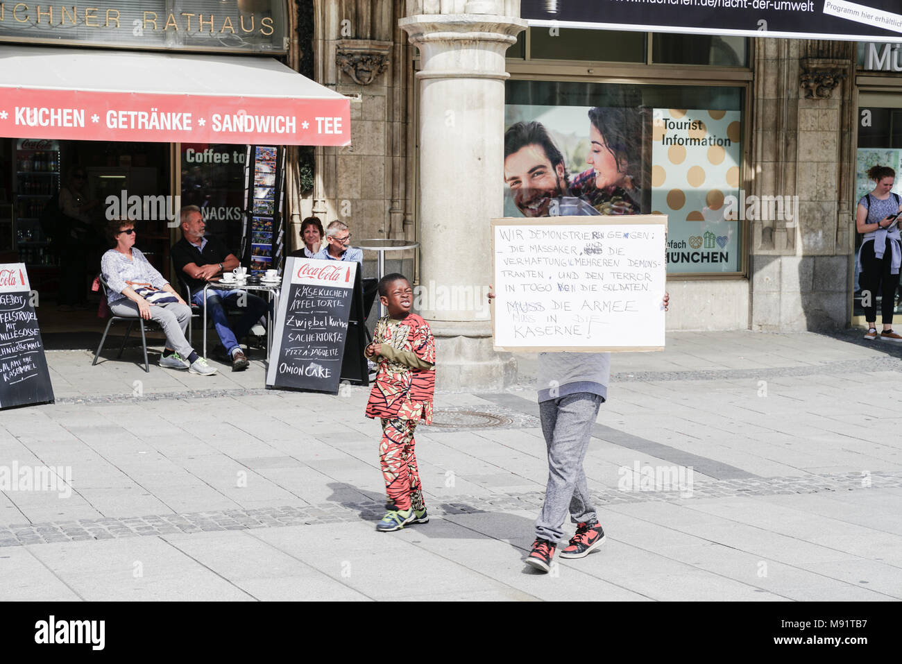 Hand written protest banner hi-res stock photography and images - Alamy