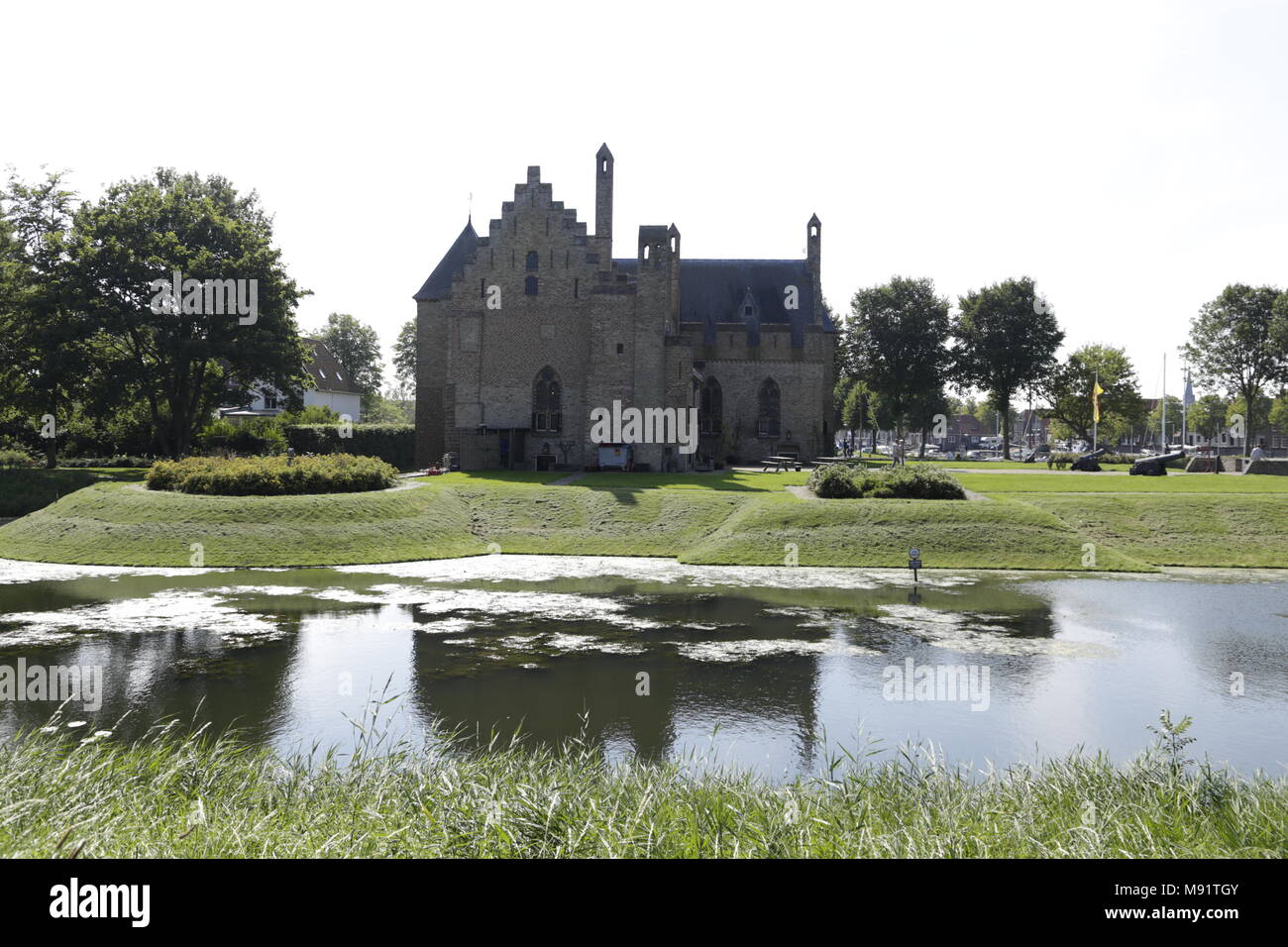 castle radboud in Medemblik the netherlands Stock Photo - Alamy
