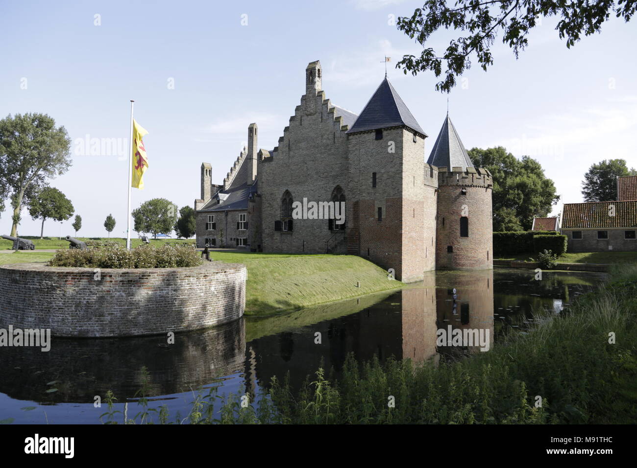 castle radboud in Medemblik the netherlands Stock Photo - Alamy