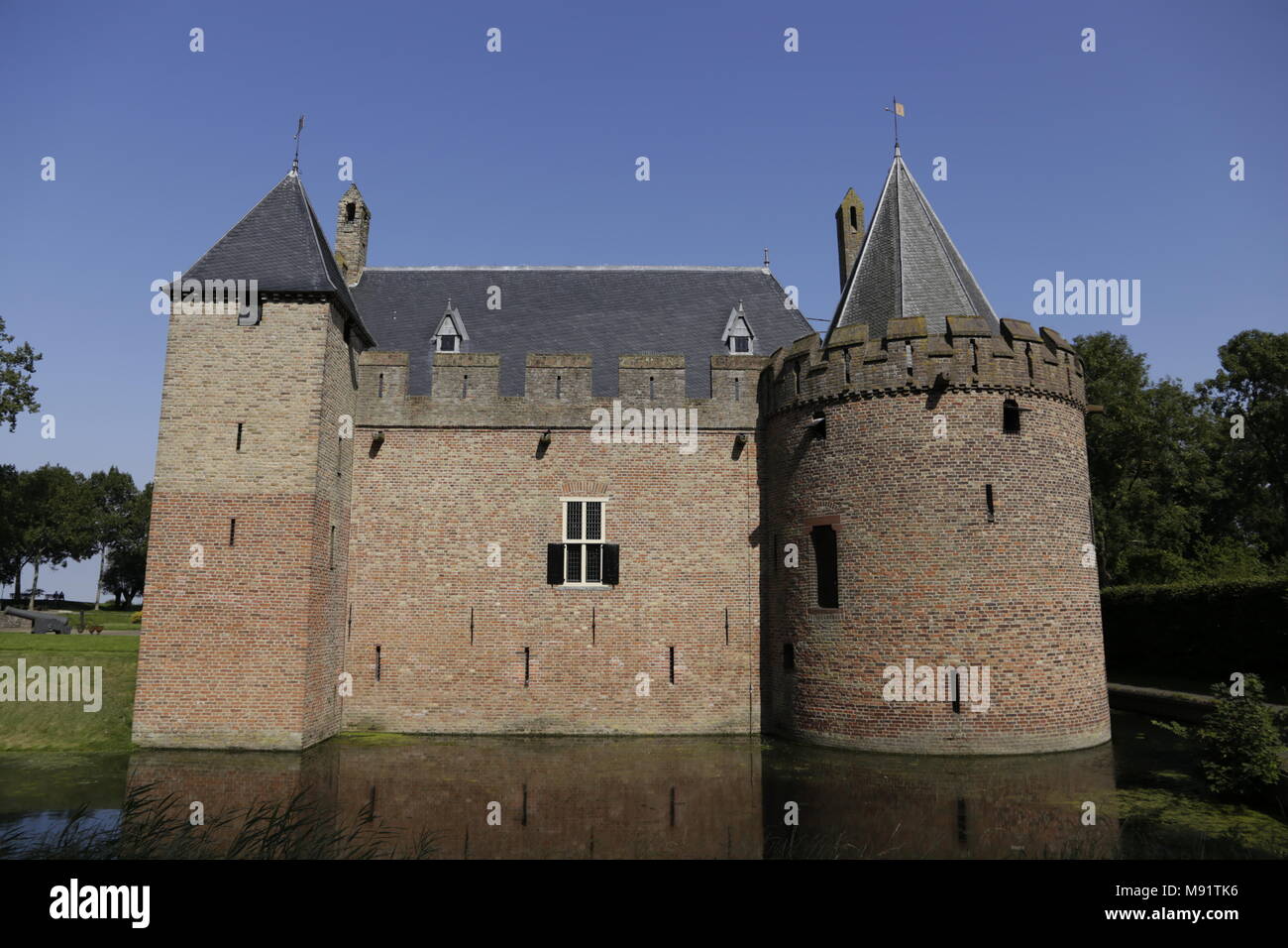 castle radboud in Medemblik the netherlands Stock Photo - Alamy