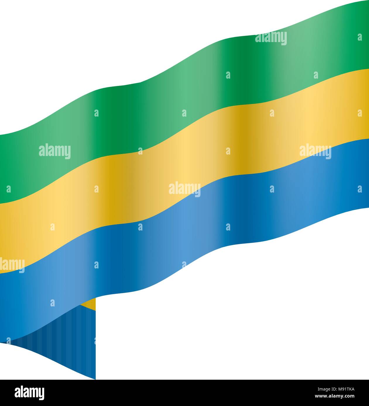 Gabon flag, vector illustration Stock Vector Image & Art - Alamy