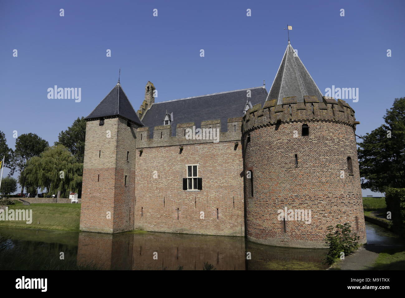 castle radboud in Medemblik the netherlands Stock Photo - Alamy