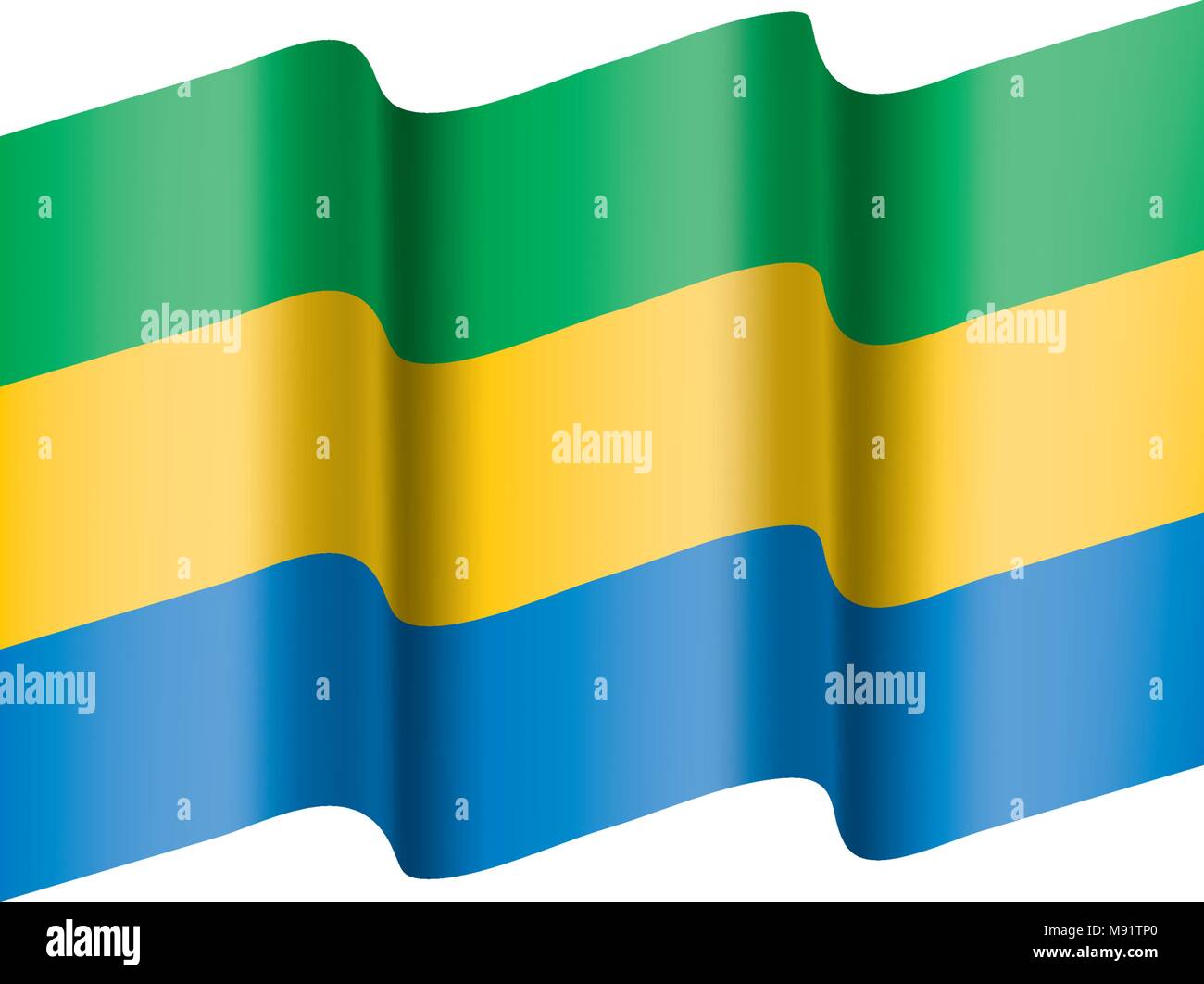 Gabon flag, vector illustration Stock Vector Image & Art - Alamy