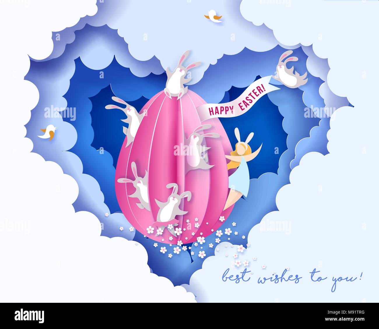 Happy girl child Stock Vector Images - Alamy