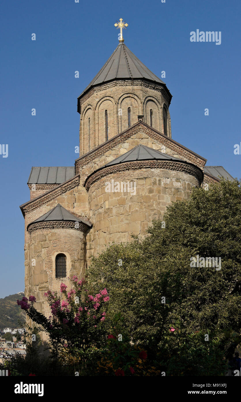 Metekhi Church, Tbilisi, Georgia Stock Photo - Alamy