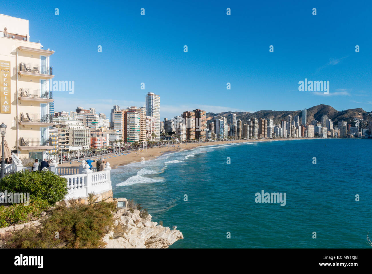 Levante beach benidorm spain hi-res stock photography and images - Alamy