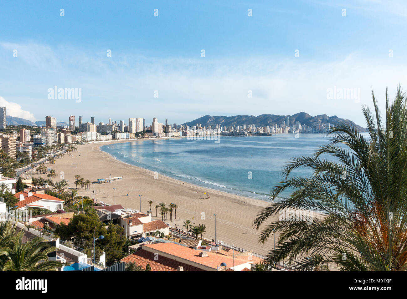 Playa poniente beach and spain hi-res stock photography and images - Alamy