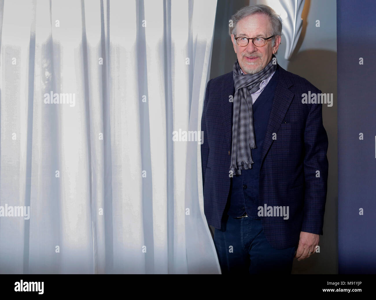 Rome March 21st 2018. Steven Spielberg Photocall del film 'Ready Player ...