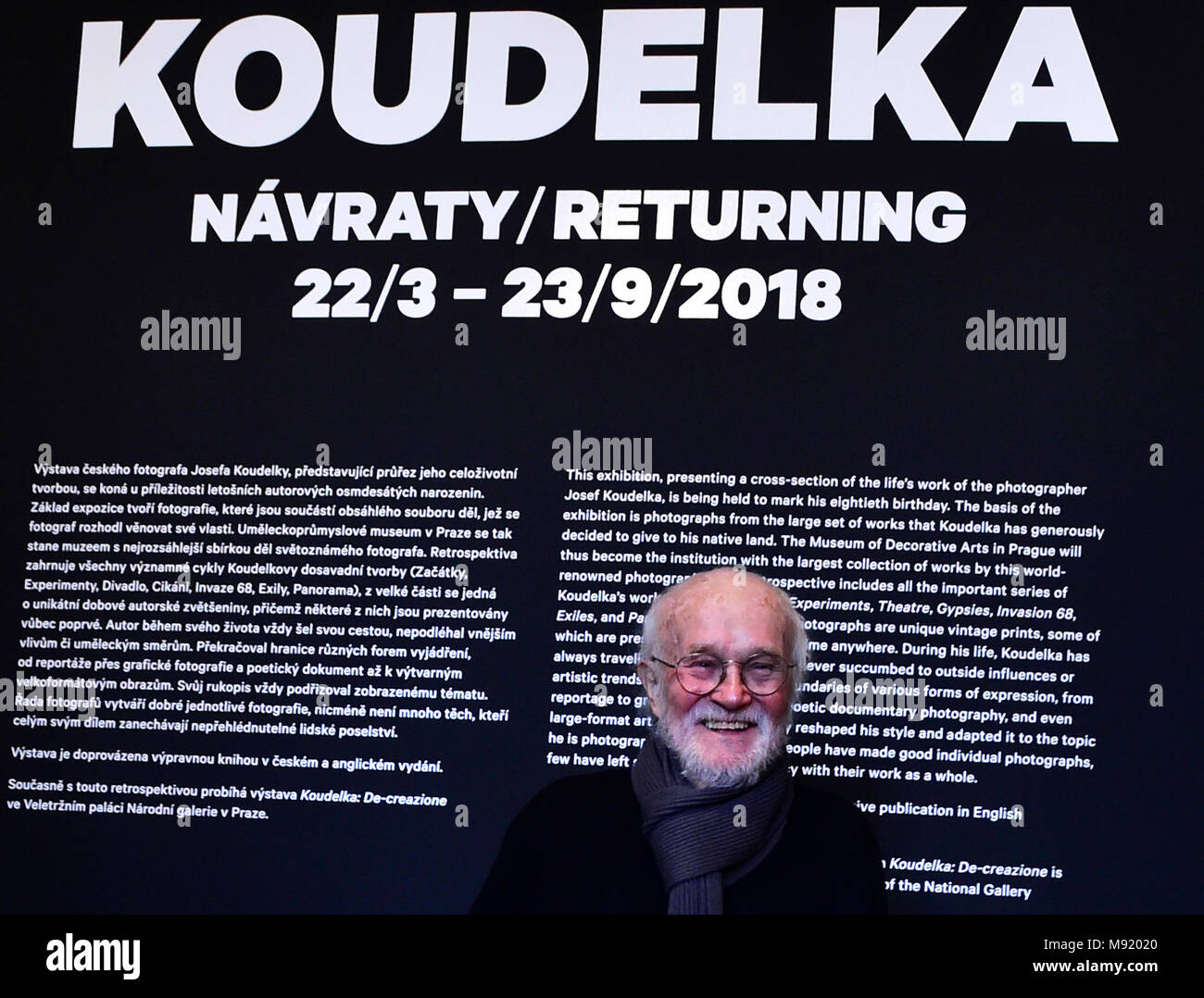 The retrospective exhibition of photographer Josef Koudelka (pictured ...