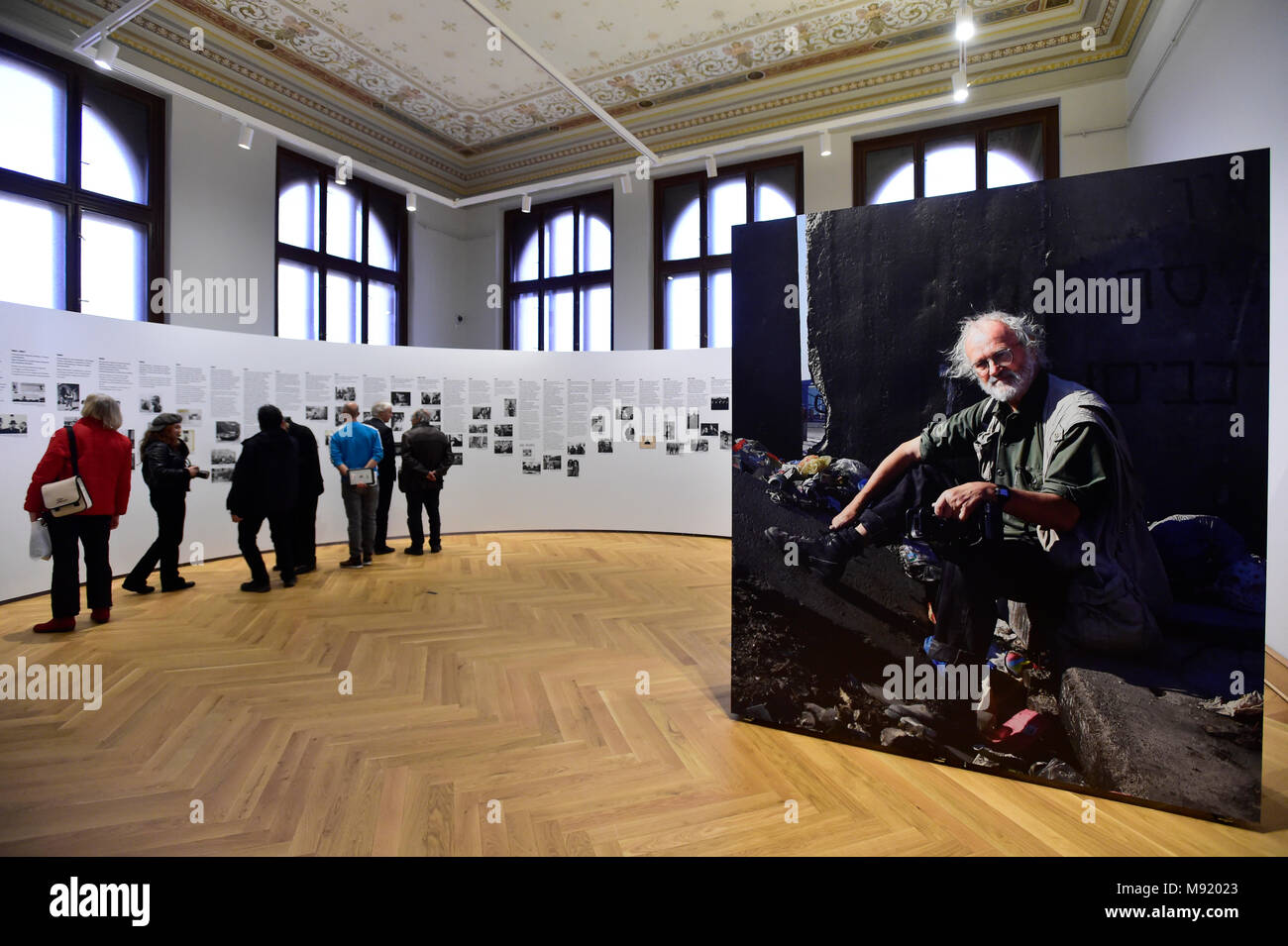 The retrospective exhibition of photographer Josef Koudelka (photo left ...