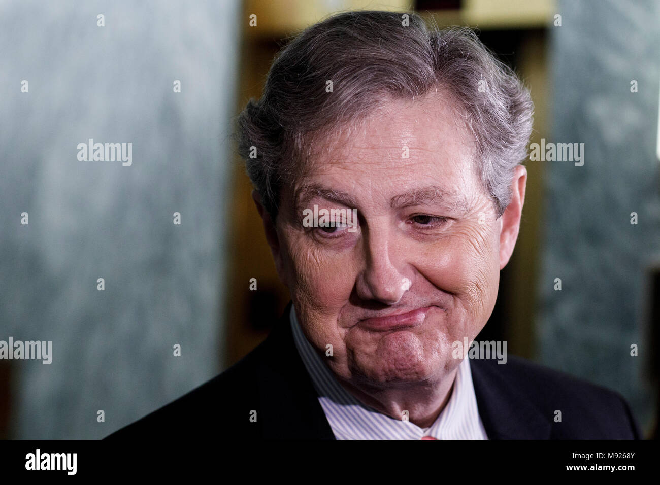 United States Senator John Kennedy, Republican of Louisiana, speaks ...