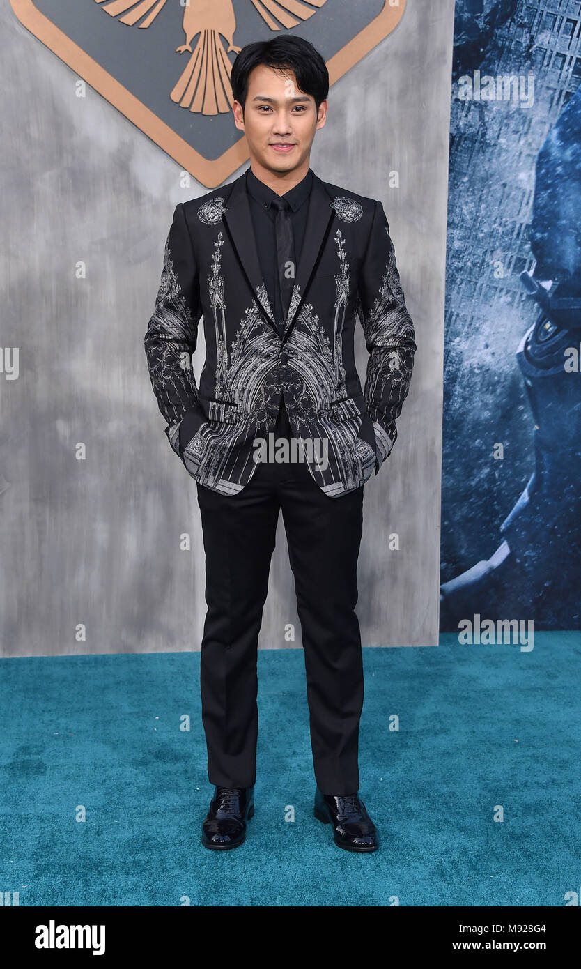 Hollywood, California, USA. 21st Mar, 2018. Wesley Wong arrives for the ...