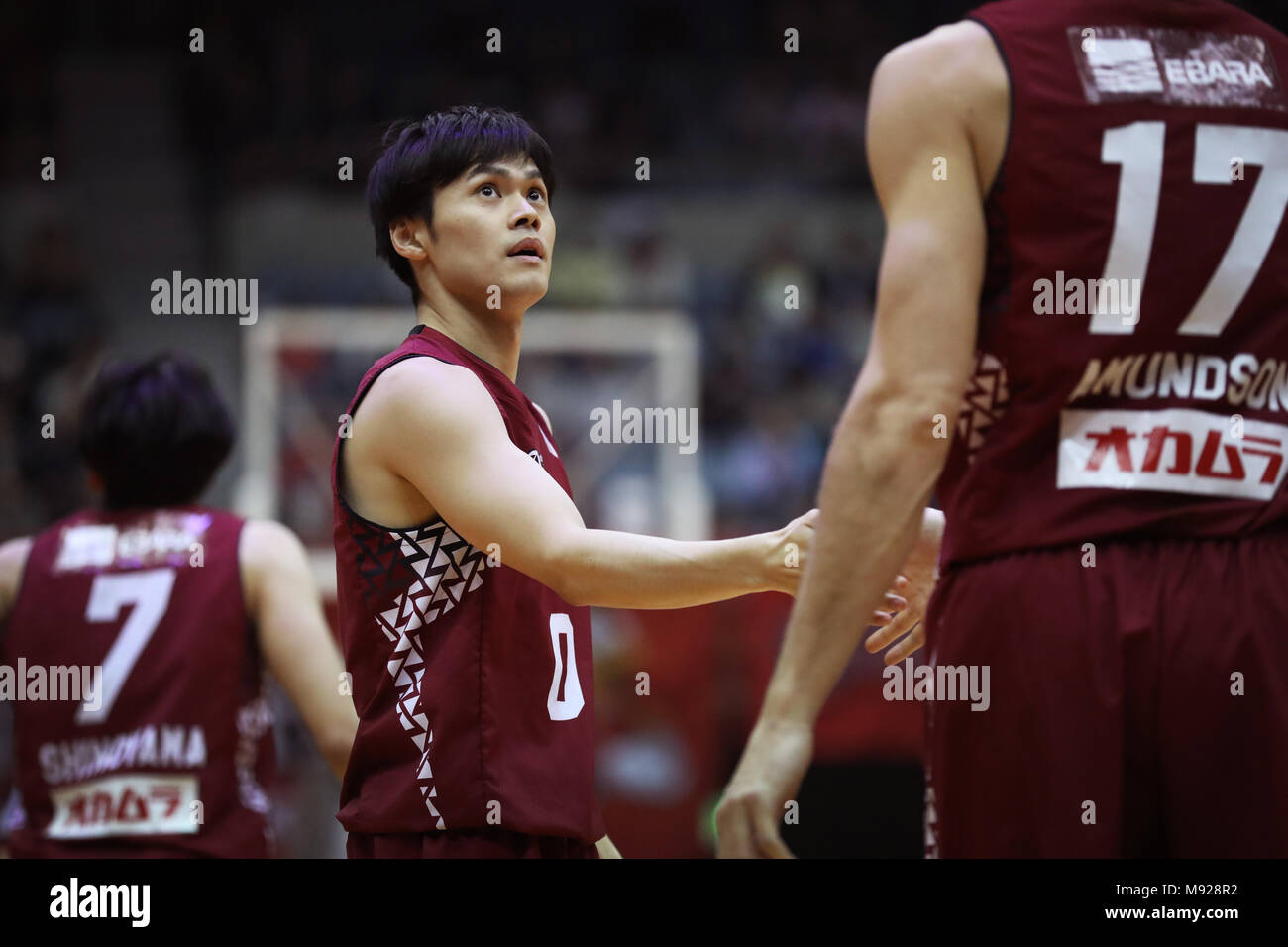Kawasaki, Kanagawa, Japan. 9th Mar, 2018. Yuma Fujii (Brave Thunders ...