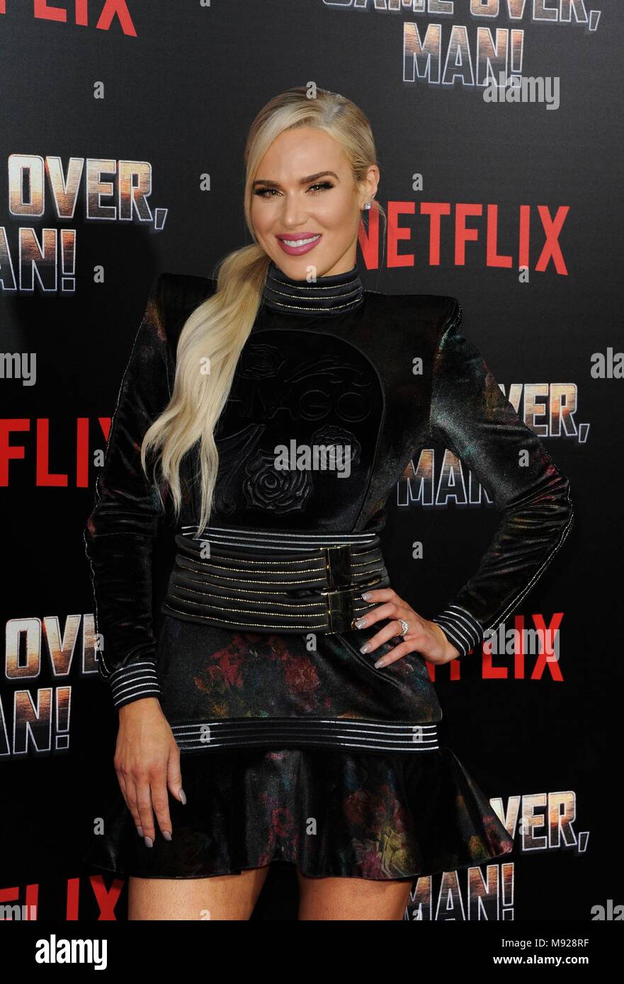 Los Angeles, CA, USA. 21st Mar, 2018. CJ Perry at arrivals for GAME ...