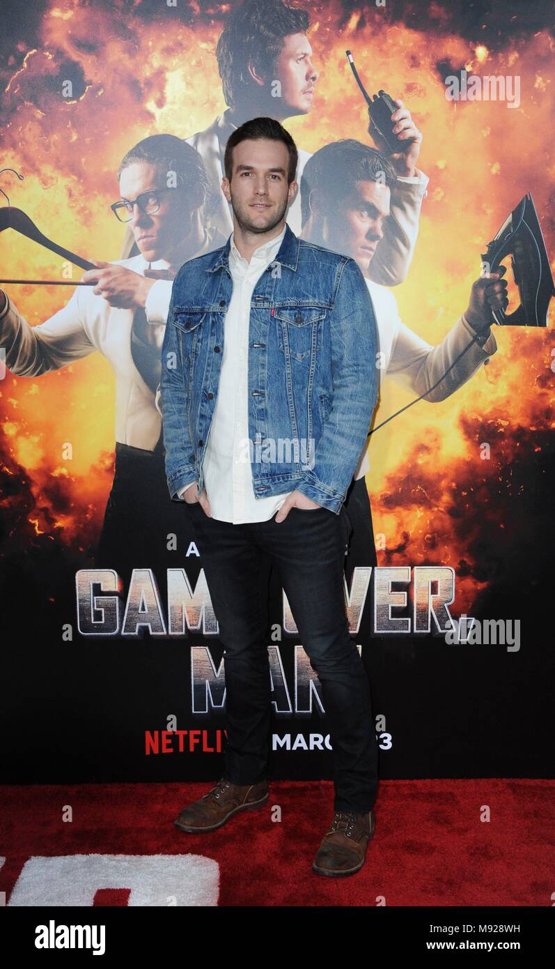 Los Angeles, CA, USA. 21st Mar, 2018. Andy Favreau at arrivals for GAME ...