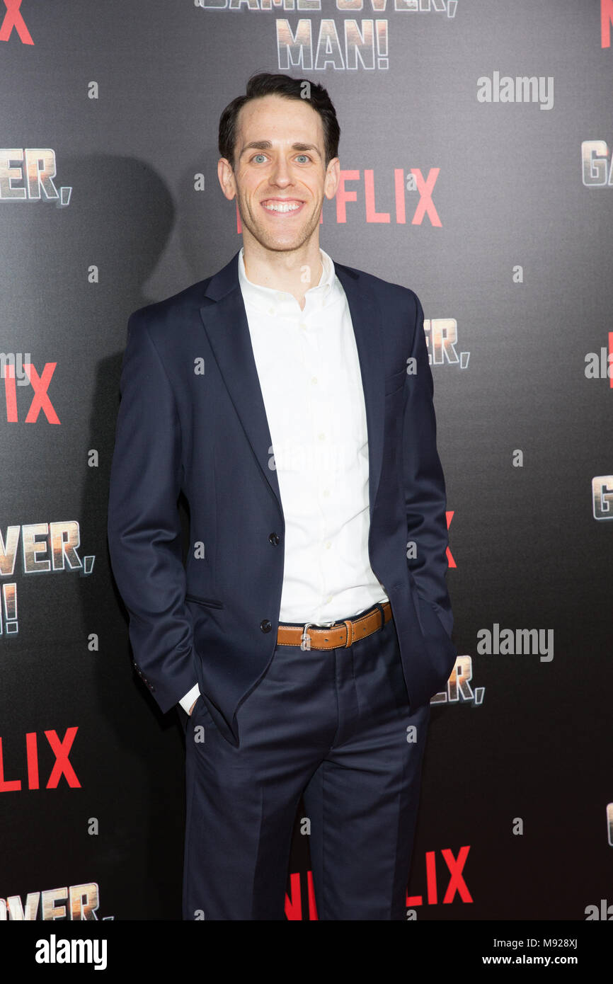Los Angeles, Ca, USA. 21st Mar, 2018. Jason Liles at the Netflix Los ...