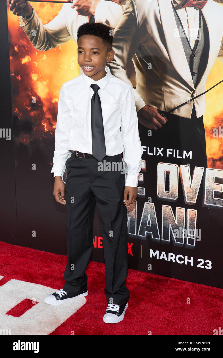 Los Angeles, Ca, USA. 21st Mar, 2018. Seth Carr at the Netflix Los ...