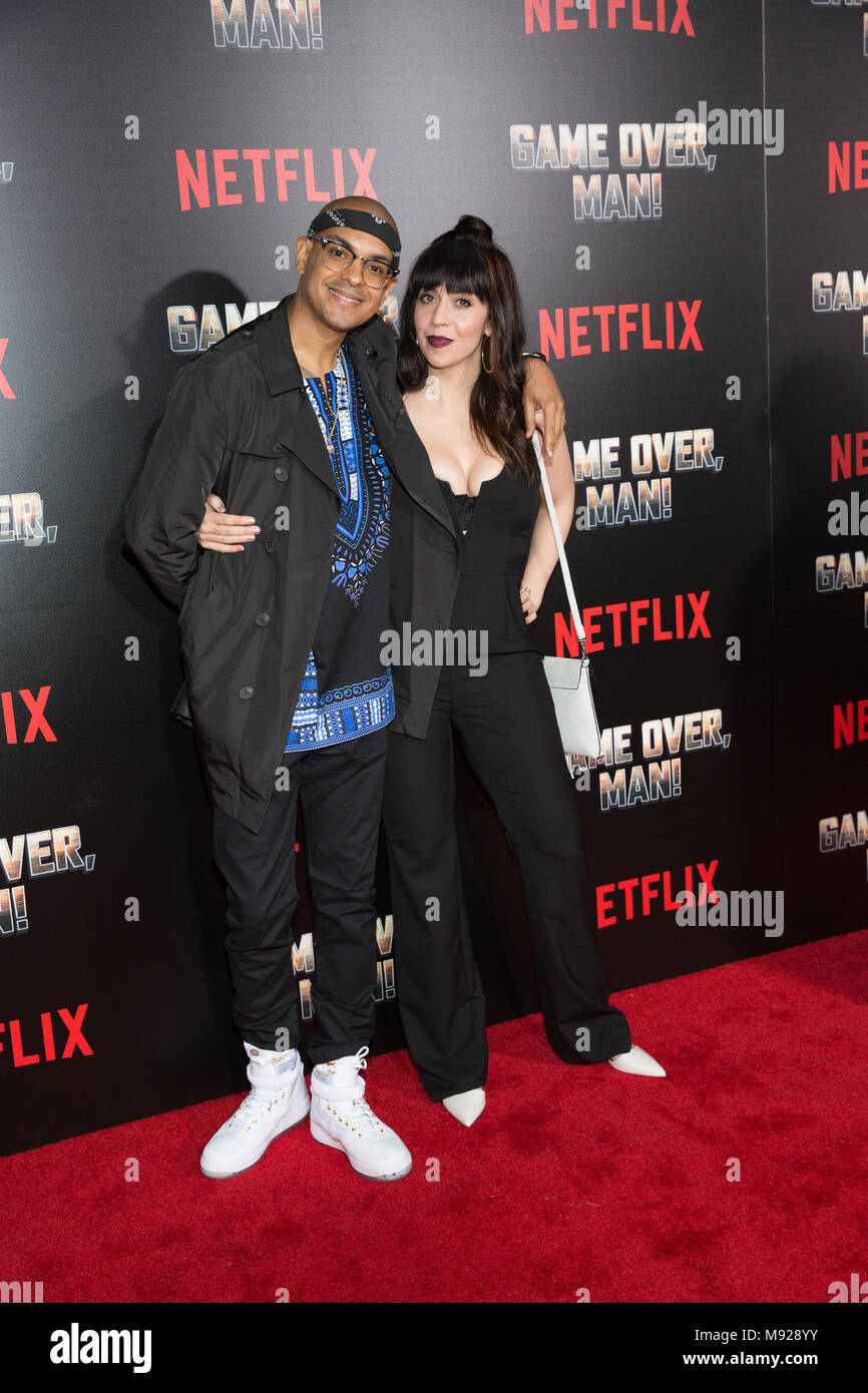 Los Angeles, Ca, USA. 21st Mar, 2018. Yassir Lester and Chelsea ...