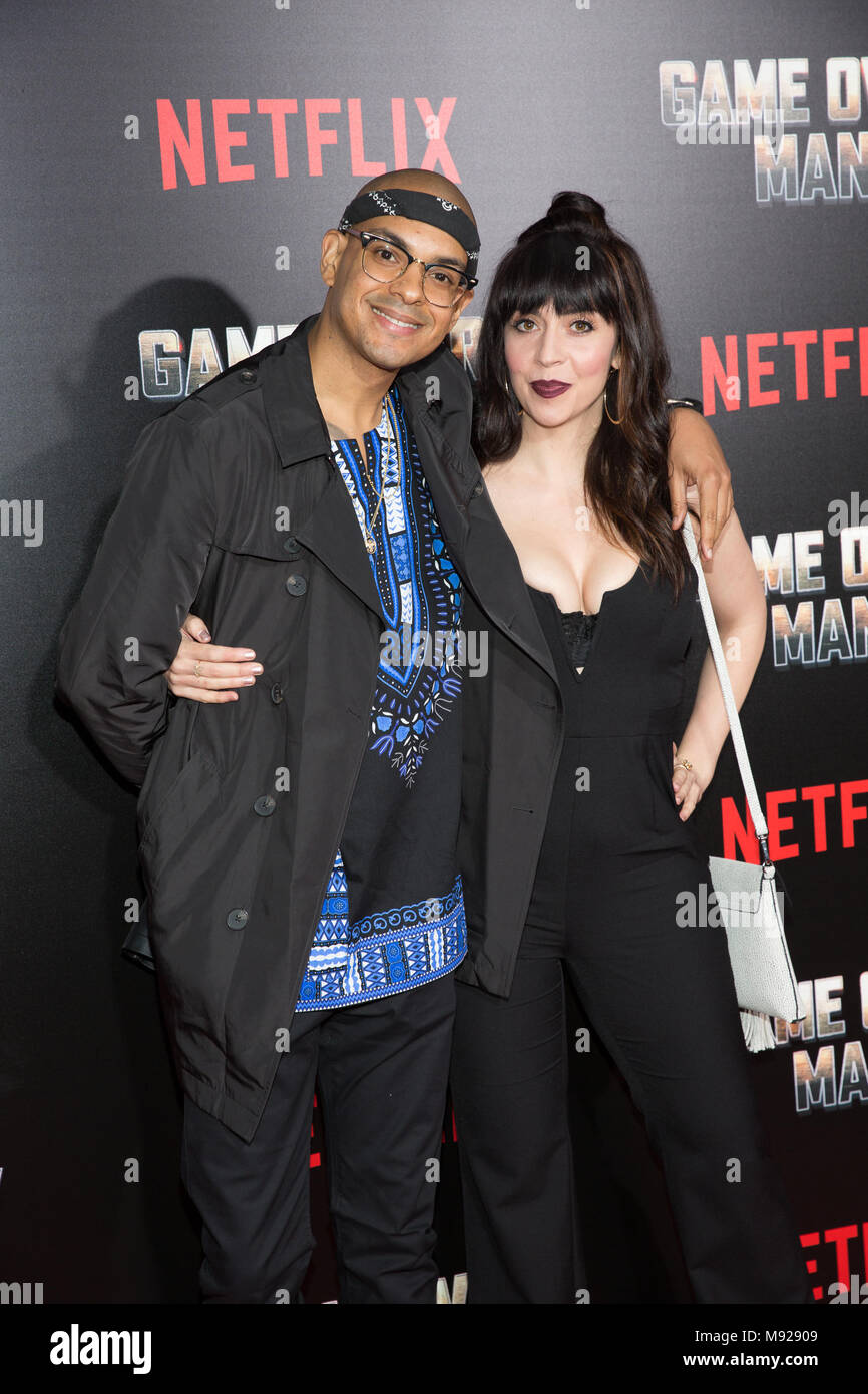 Los Angeles, Ca, USA. 21st Mar, 2018. Yassir Lester and Chelsea ...