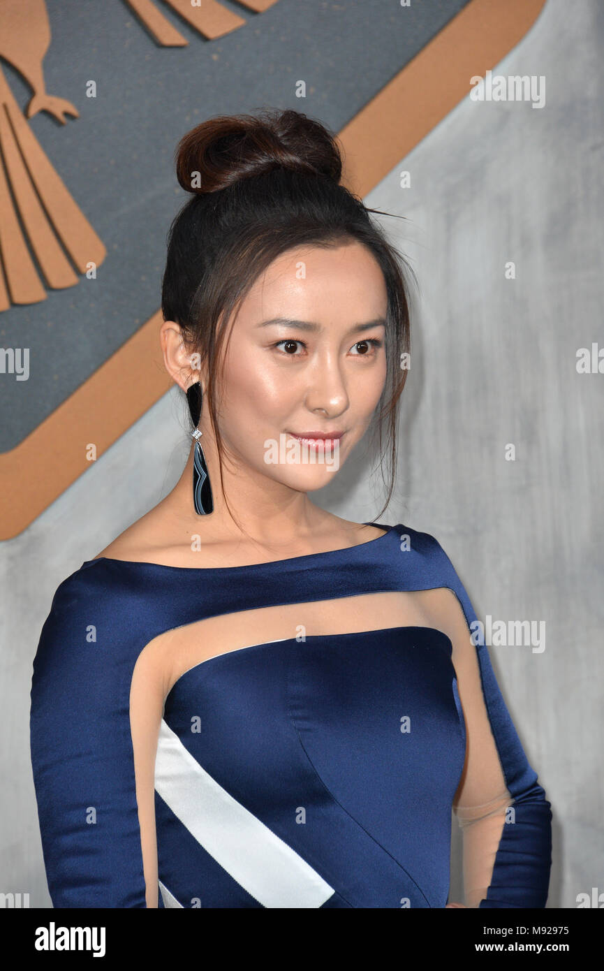 Los Angeles, California, USA. 21st March, 2018. Lily Ji at the Global ...