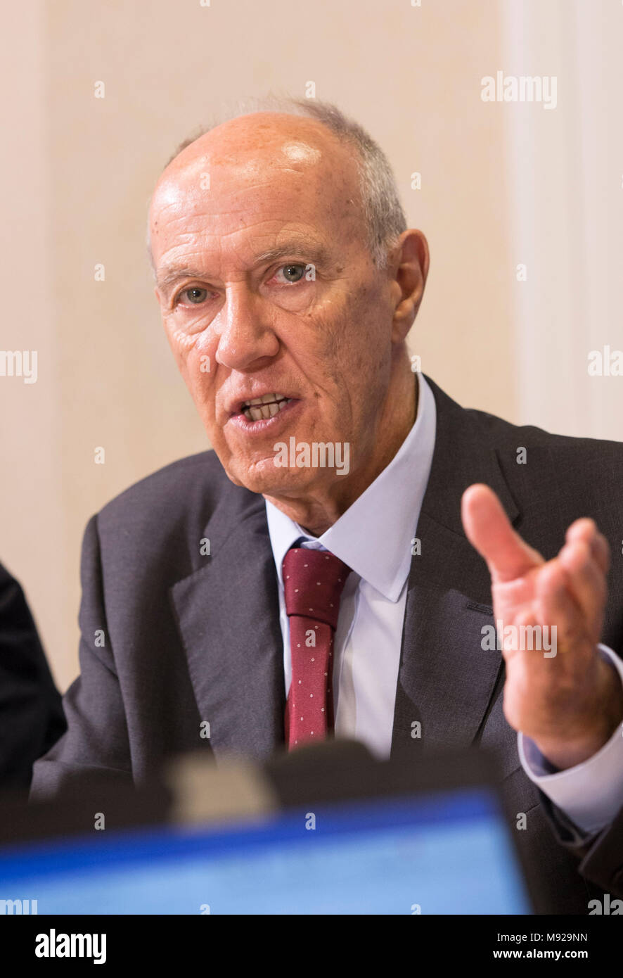 Geneva, Switzerland. 21st Mar, 2018. Francis Gurry, director general of ...