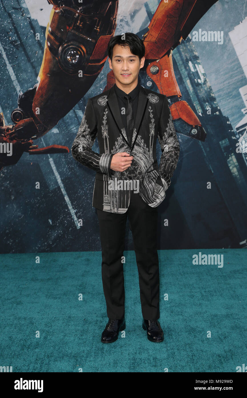 Hollywood, Ca. 21st Mar, 2018. Wesley Wong, at the Universal's "Pacific ...