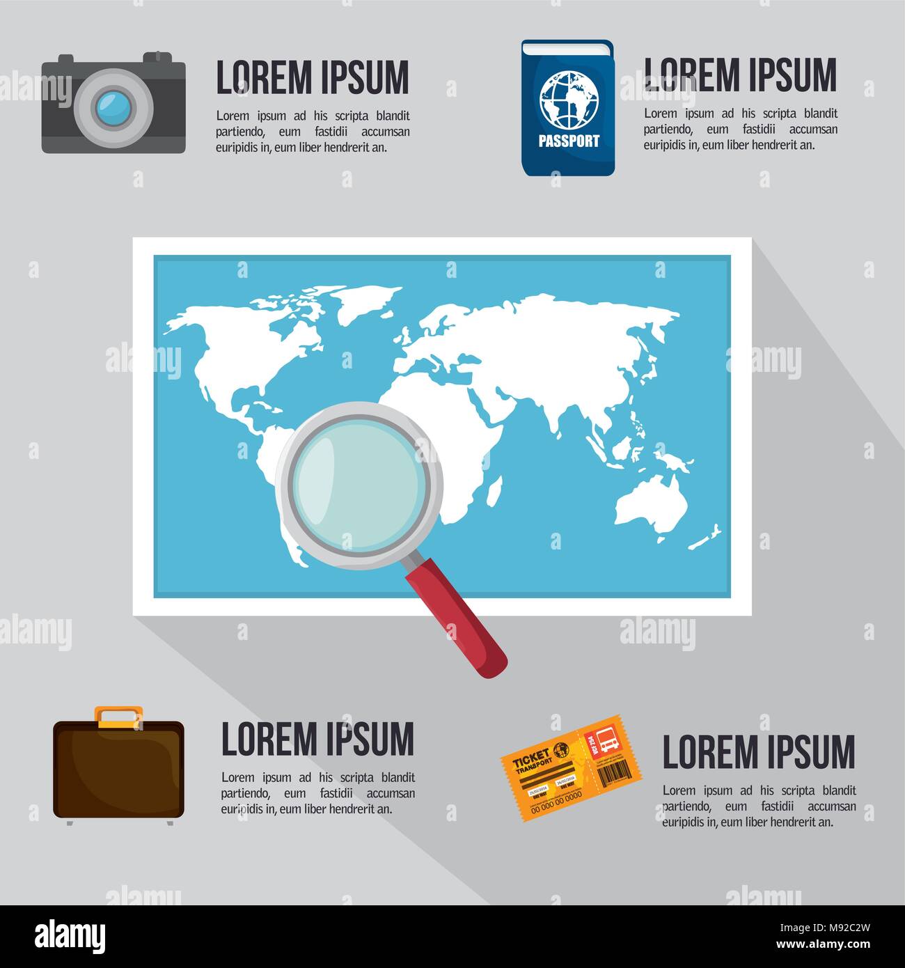 travel infographic design, vector illustration eps10 graphic Stock ...