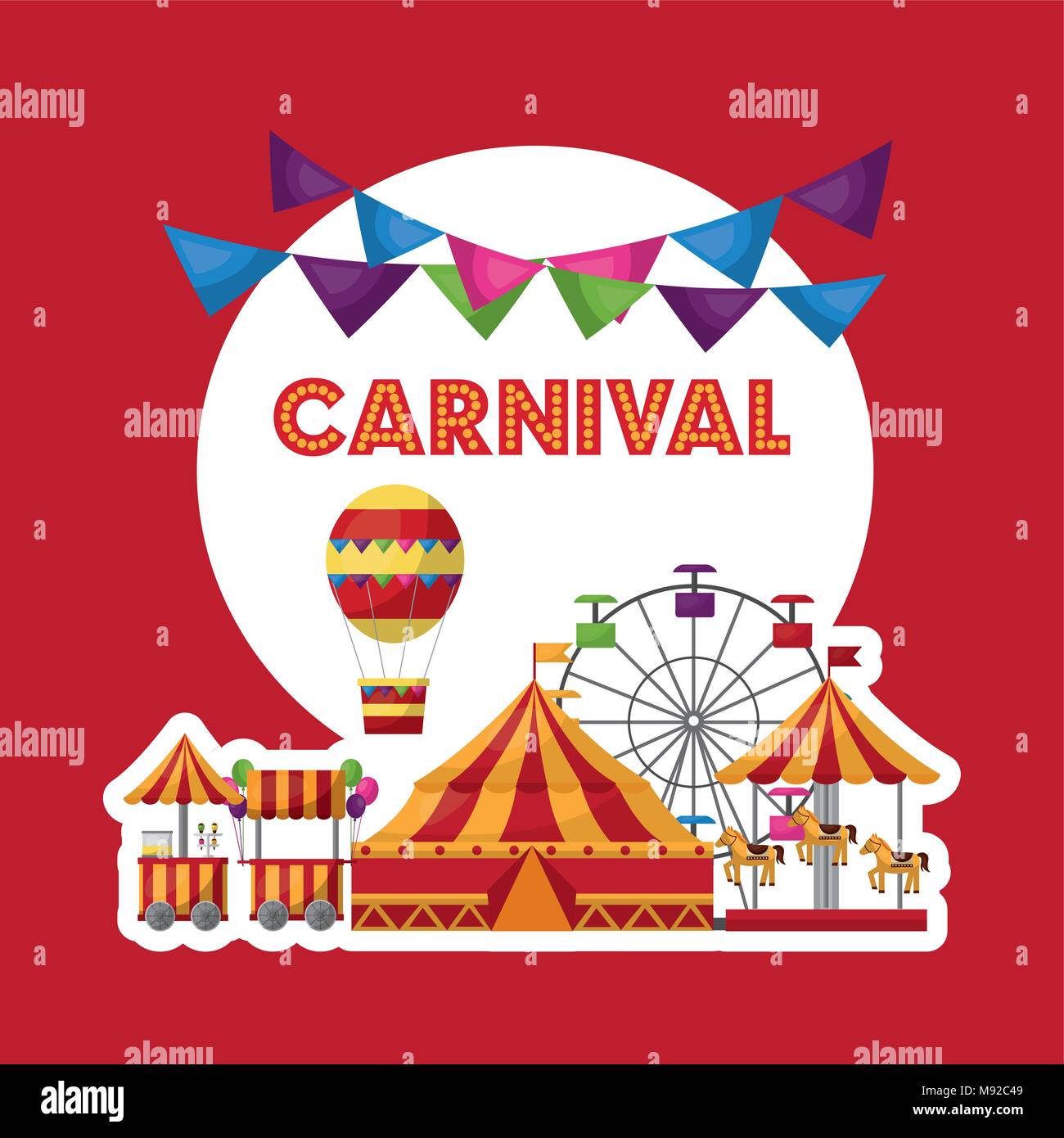 carnival fair festival Stock Vector Image & Art - Alamy