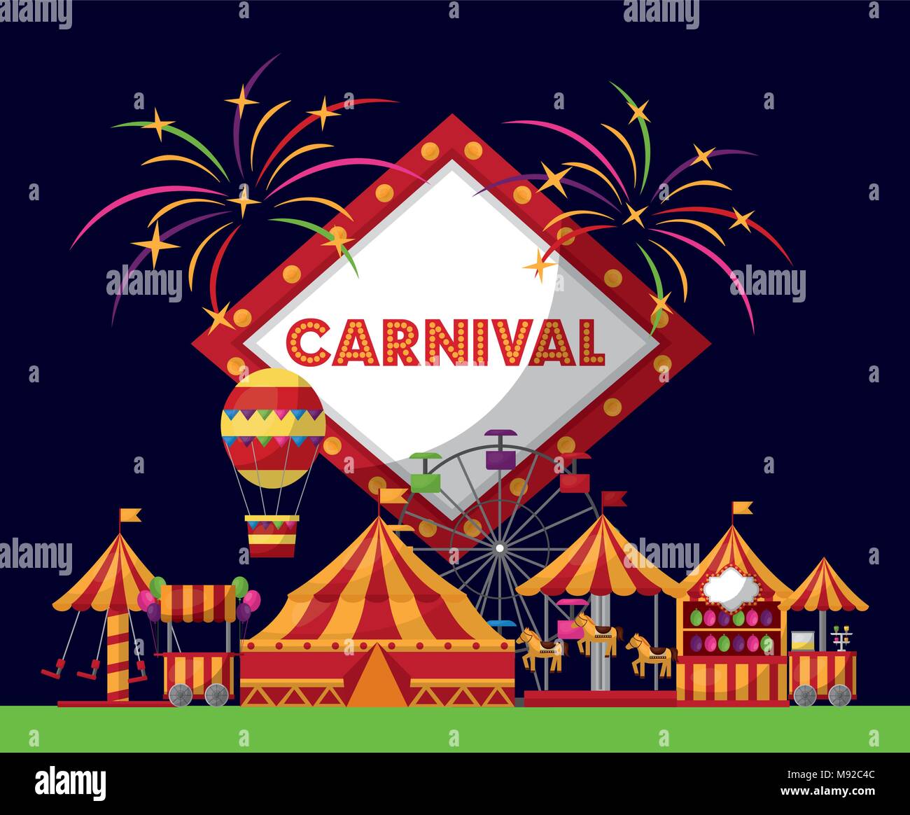 carnival fair festival Stock Vector Image & Art - Alamy