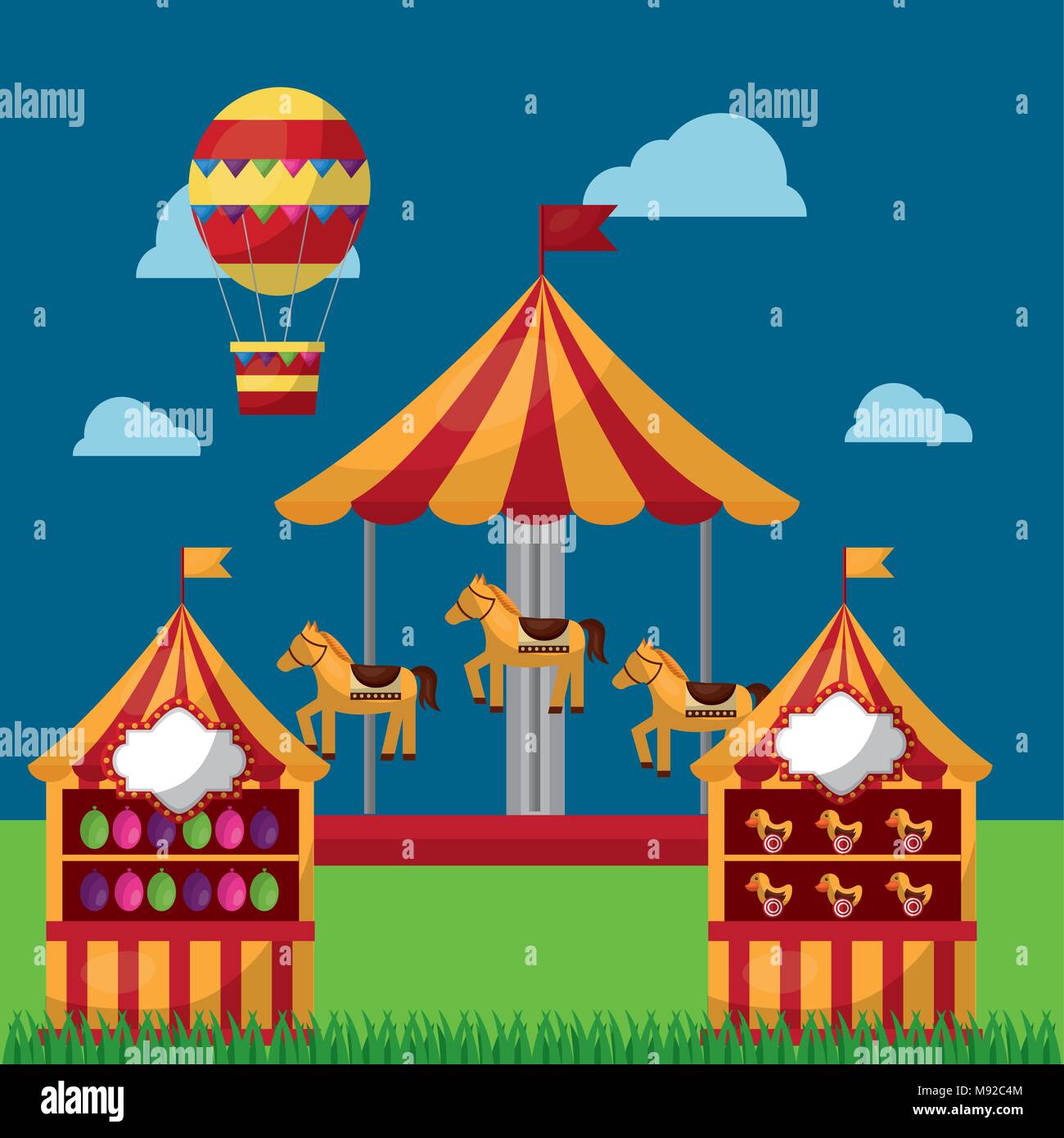 carnival fair festival Stock Vector Image & Art - Alamy