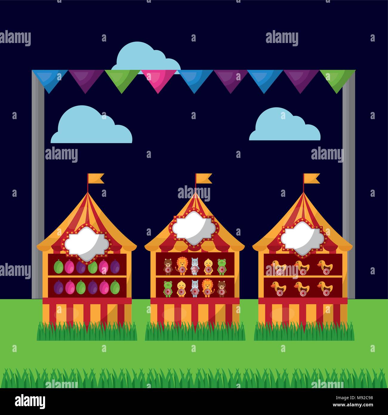 Photo fair Stock Vector Images - Alamy