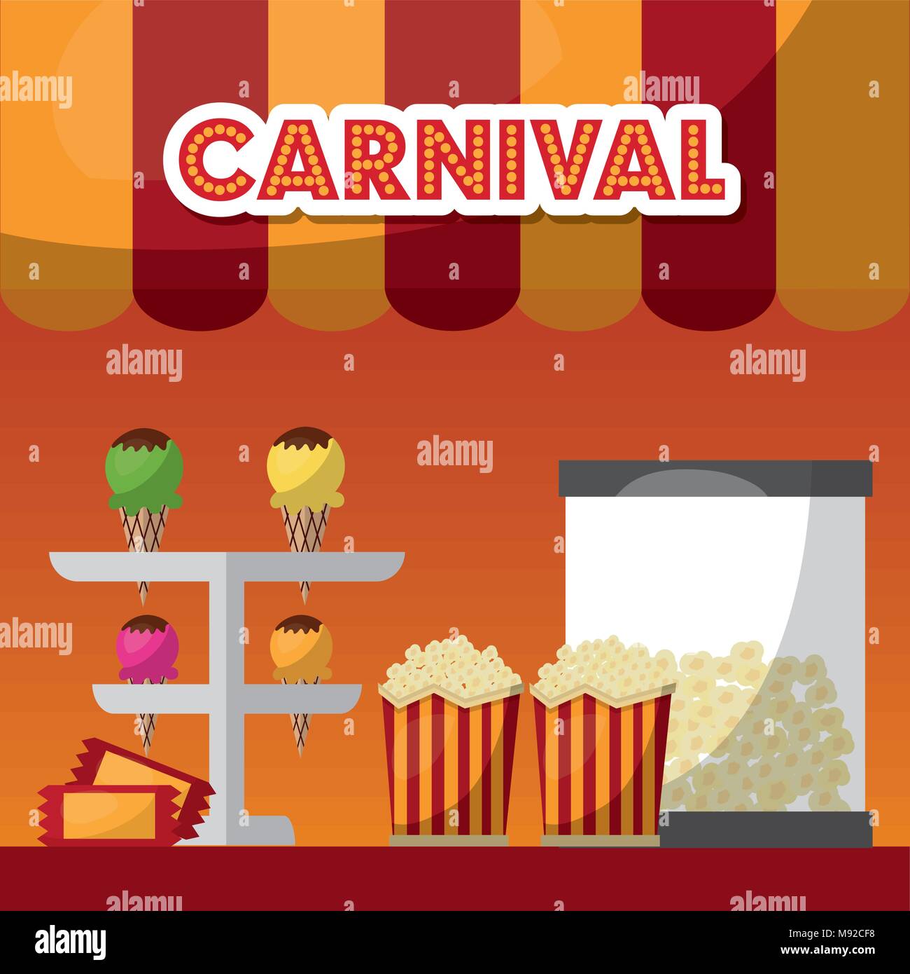 Park food machine Stock Vector Images - Alamy