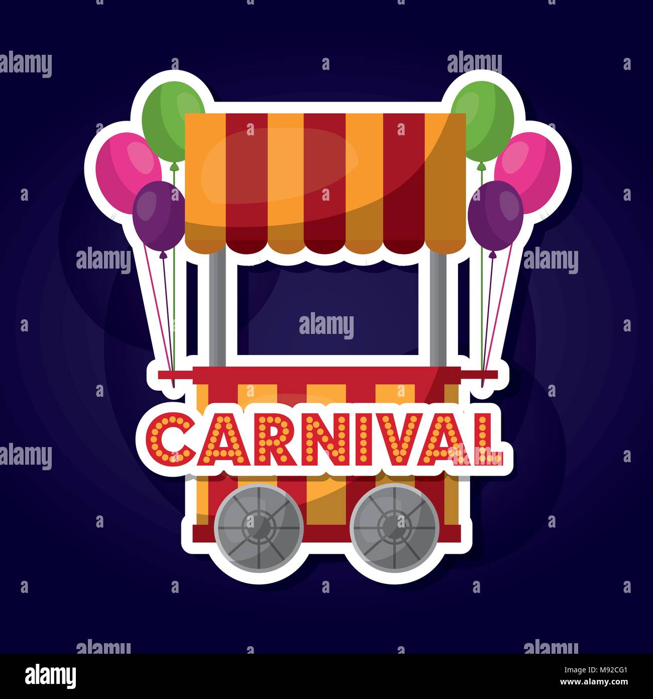 Air wagon Stock Vector Images - Alamy