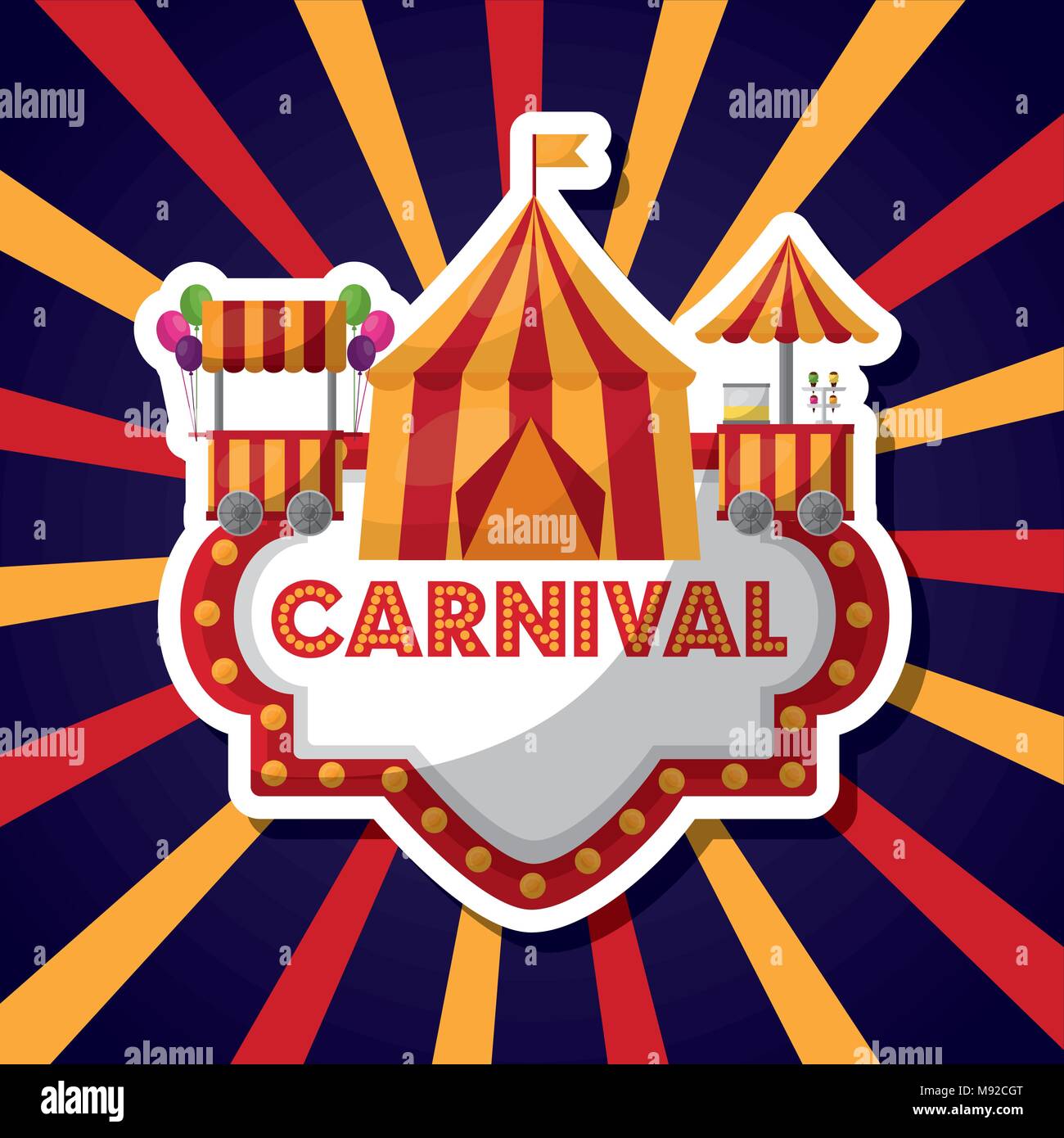 Carnival stall Stock Vector Images - Alamy