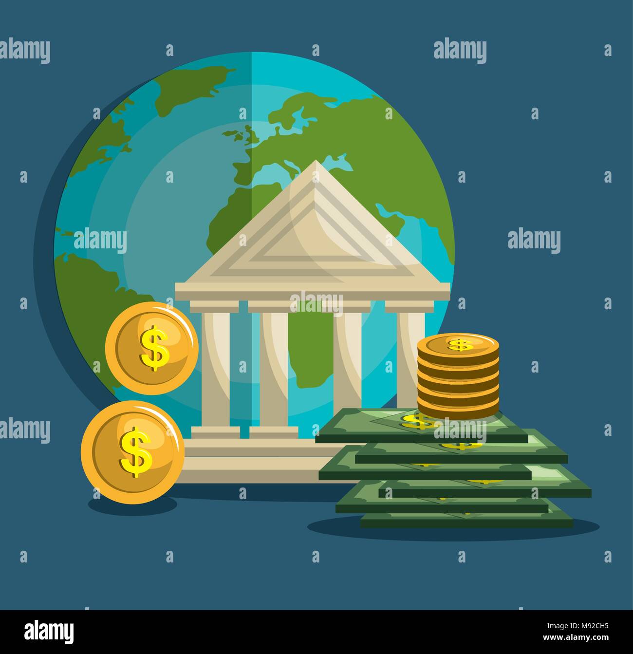 money concept design, vector illustration eps10 graphic Stock Vector ...