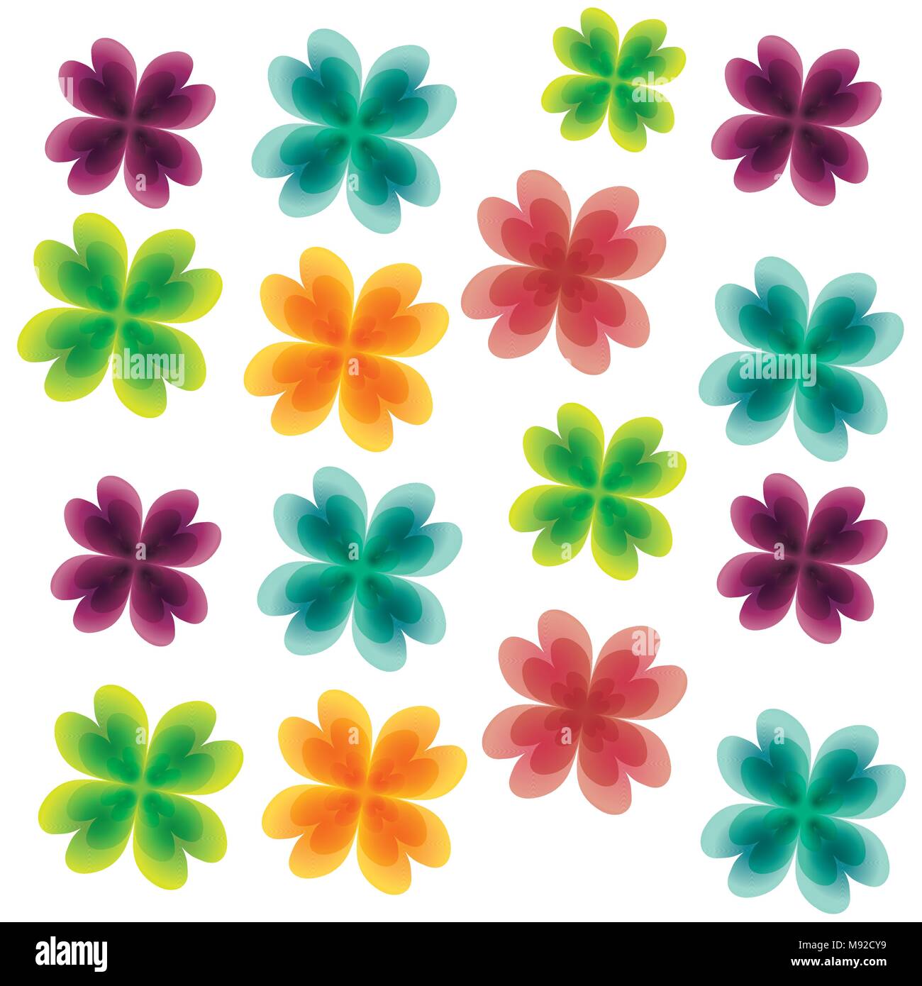 flower color design Stock Vector Image & Art - Alamy