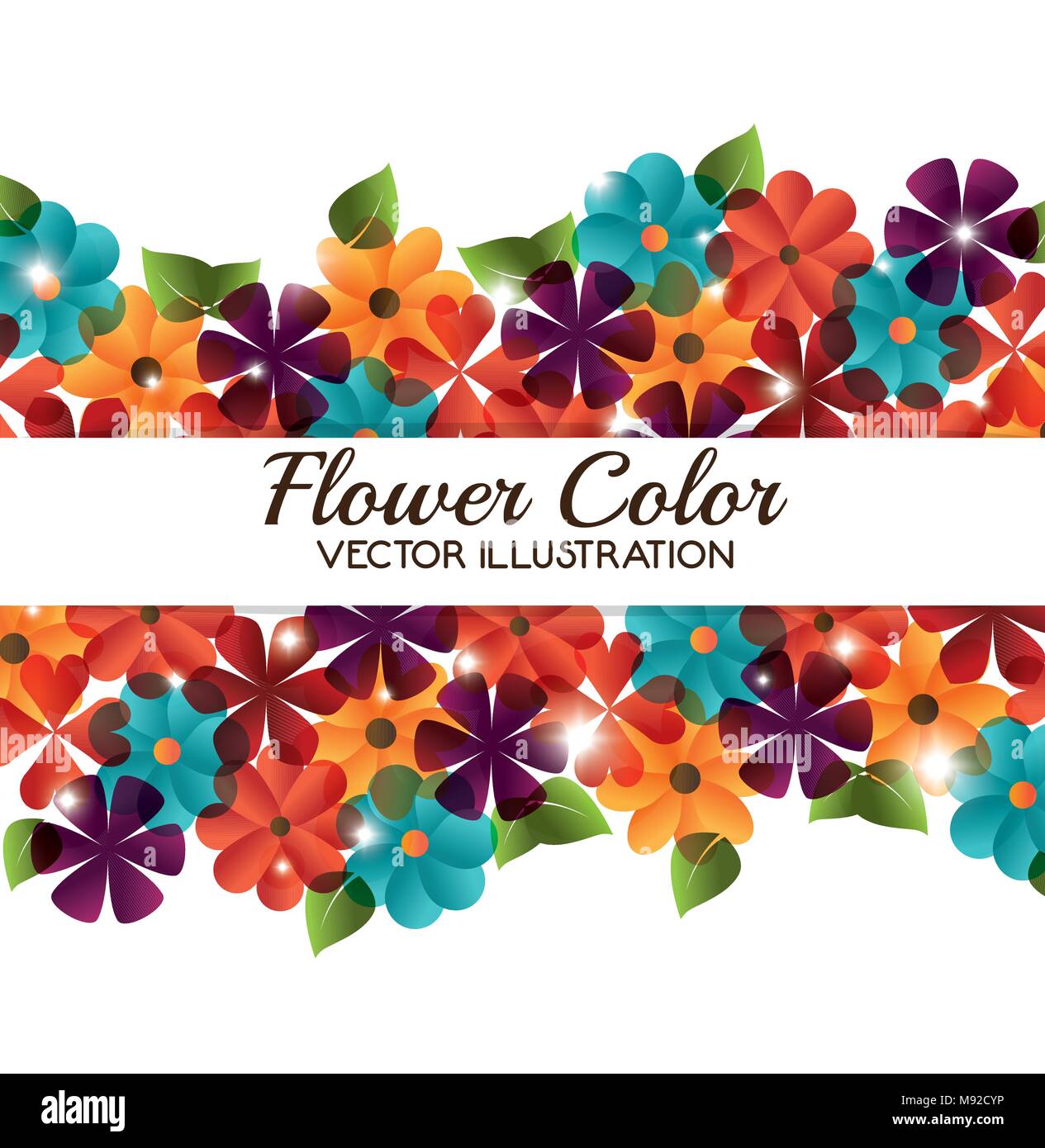 flower color design Stock Vector Image & Art - Alamy