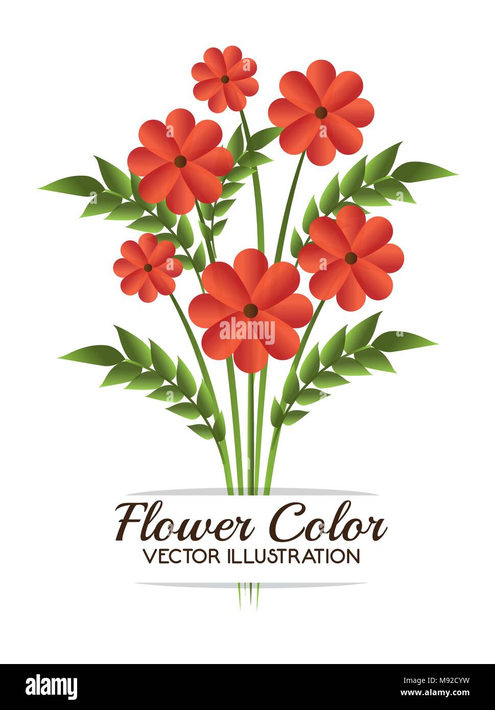 flower color design Stock Vector Image & Art - Alamy