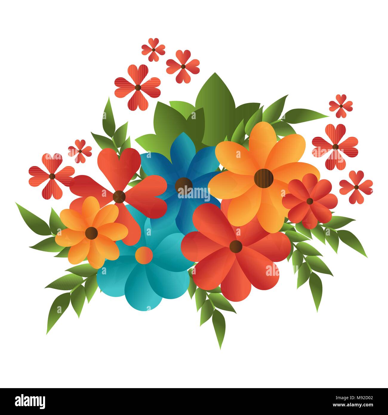 flower color design Stock Vector Image & Art - Alamy