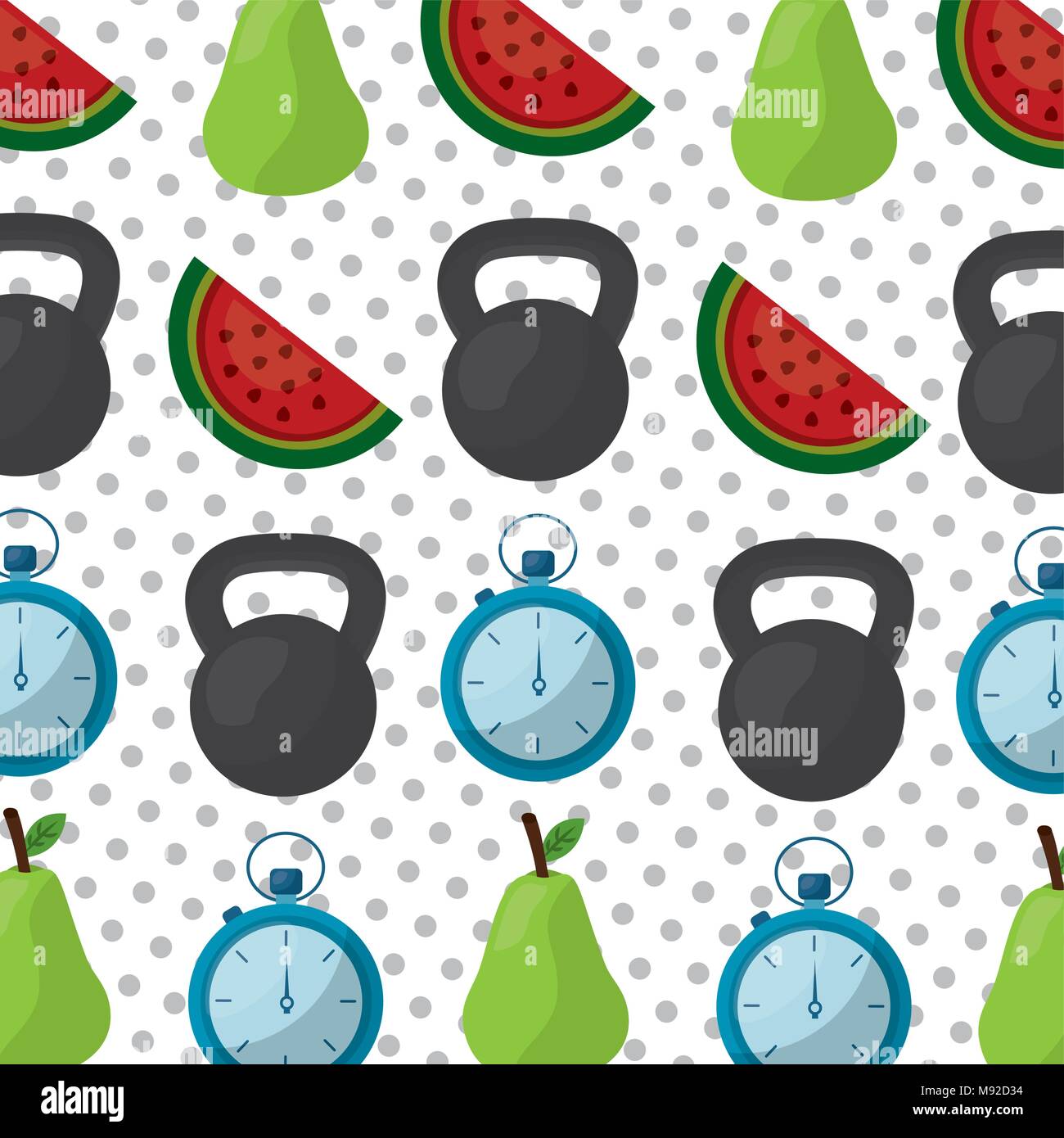 Healthy eating concept guy Stock Vector Images - Alamy