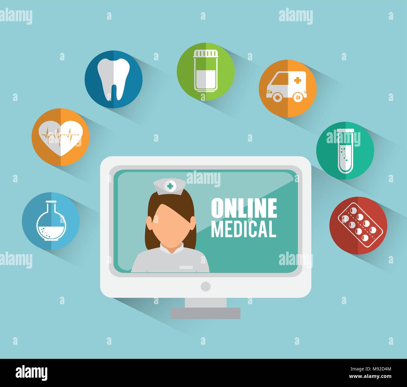 mobile health design Stock Vector Image & Art - Alamy