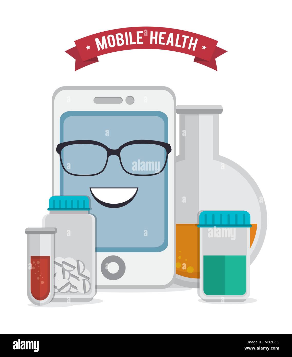mobile health design Stock Vector Image & Art - Alamy