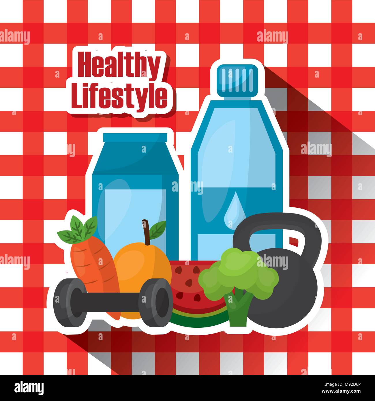 Healthy Lifestyle Concept Stock Vector Image And Art Alamy
