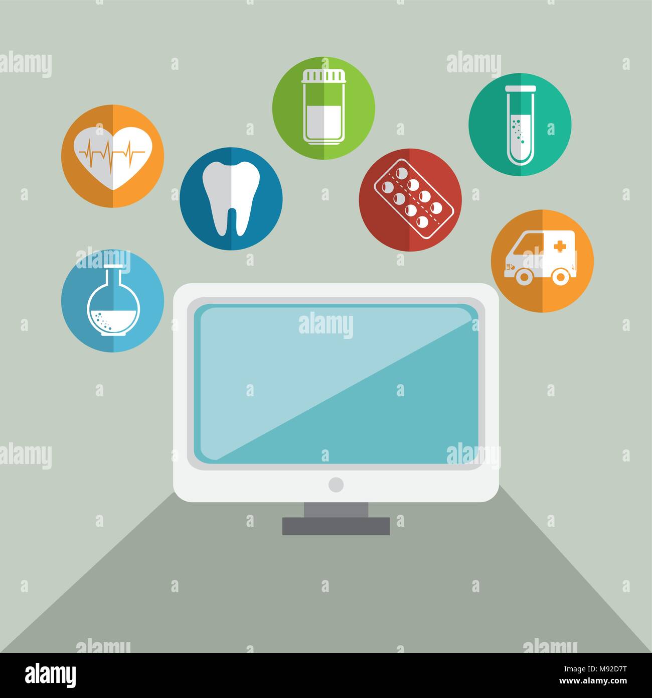 mobile health design Stock Vector Image & Art - Alamy
