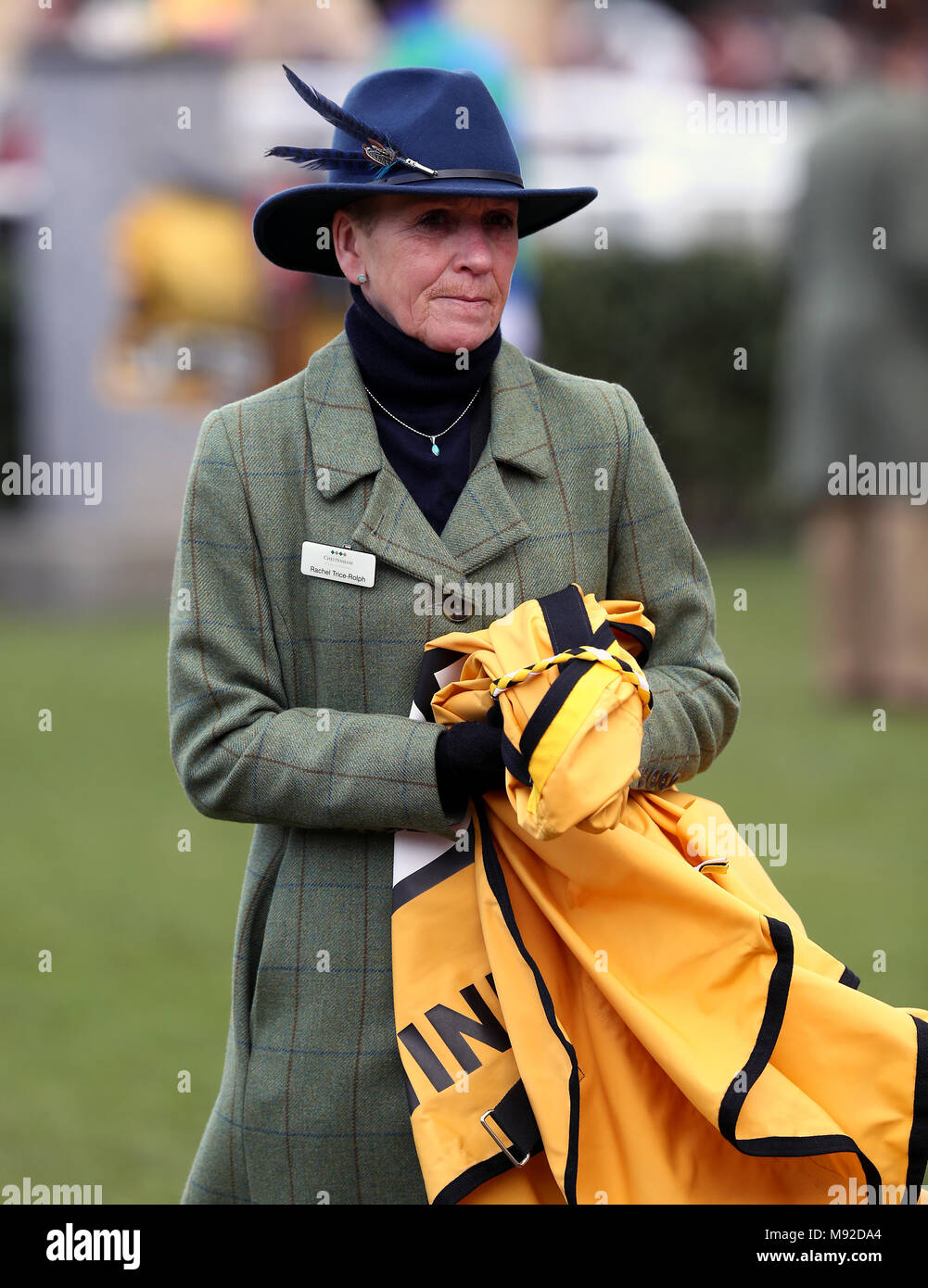Rachel Trice-Rolph during Gold Cup Day of the 2018 Cheltenham Festival ...