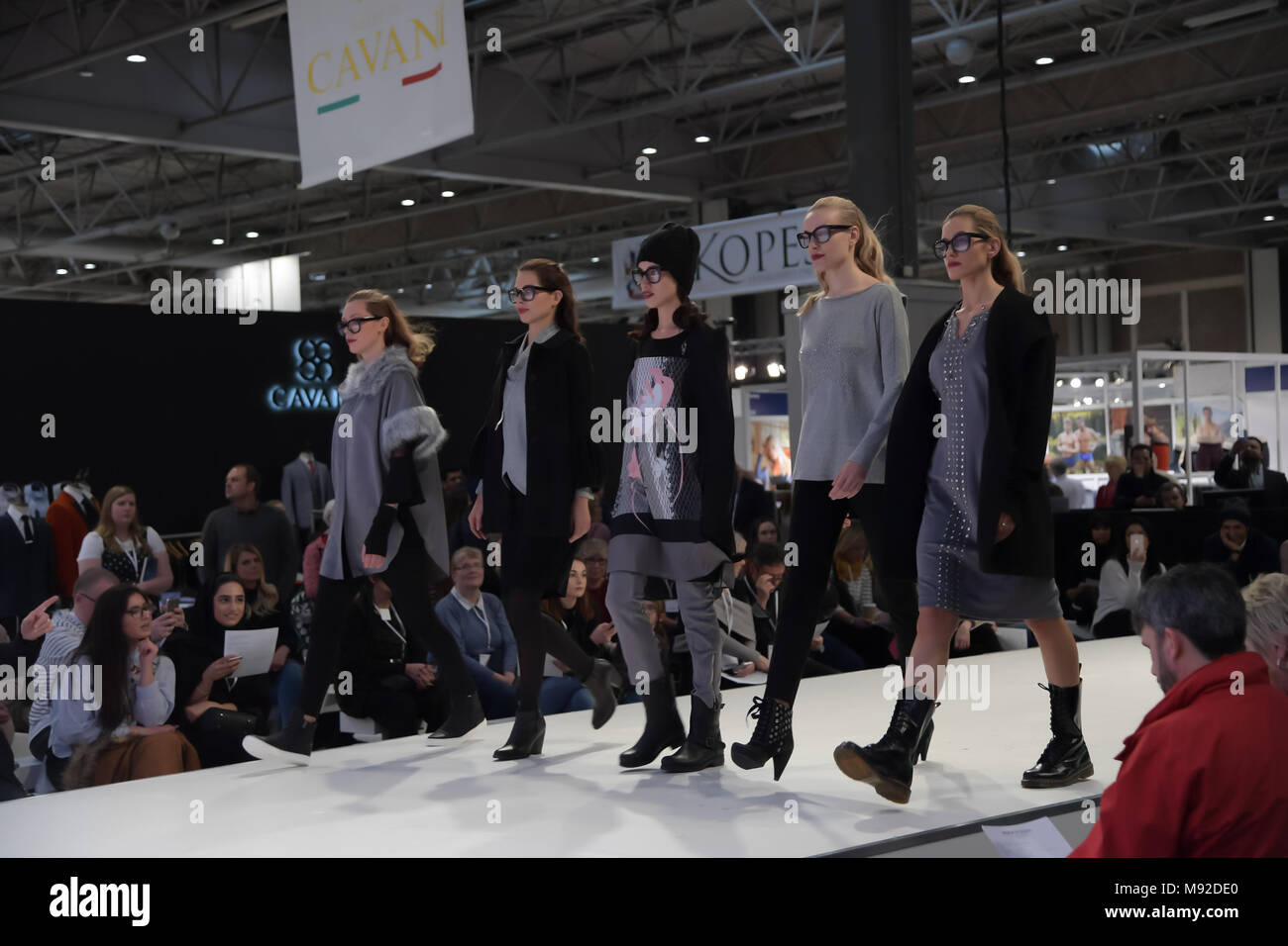 Moda Trade Fashion Show - Catwalk Featuring: Models Where: Birmingham ...