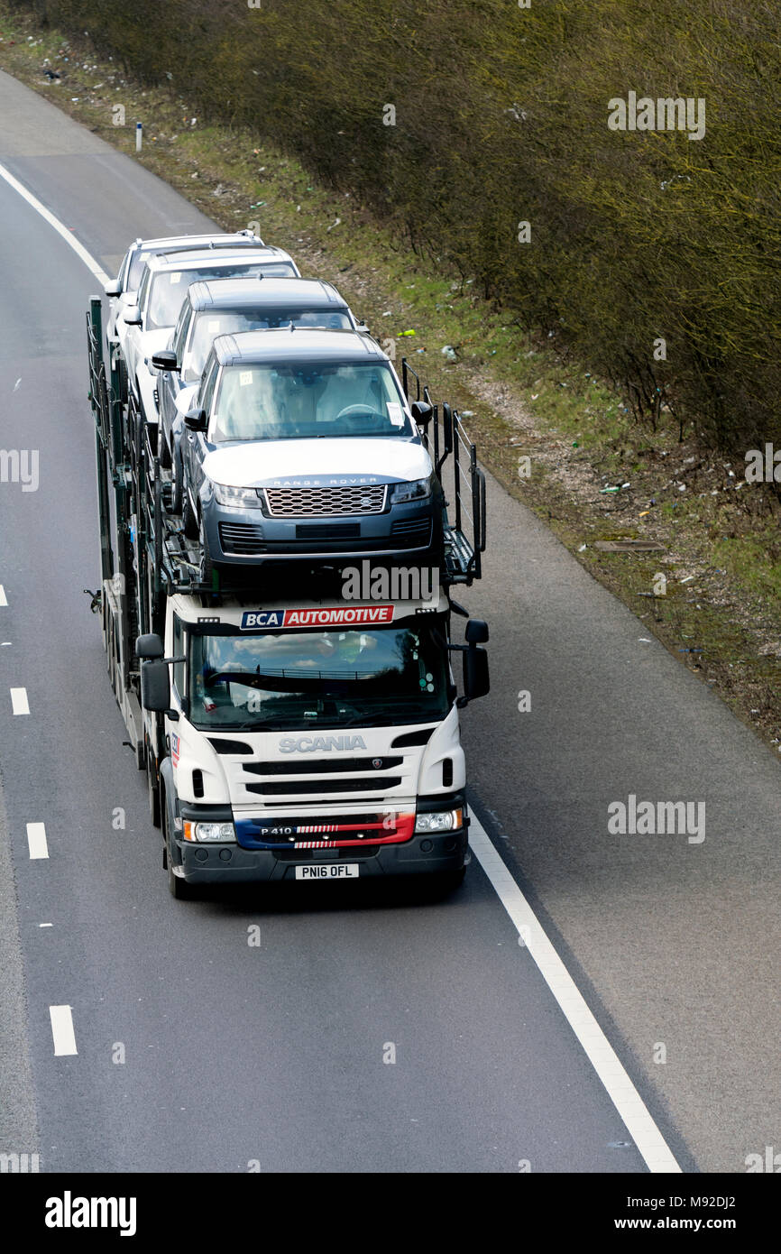 Truck Carrying Cars High Resolution Stock Photography and Images - Alamy