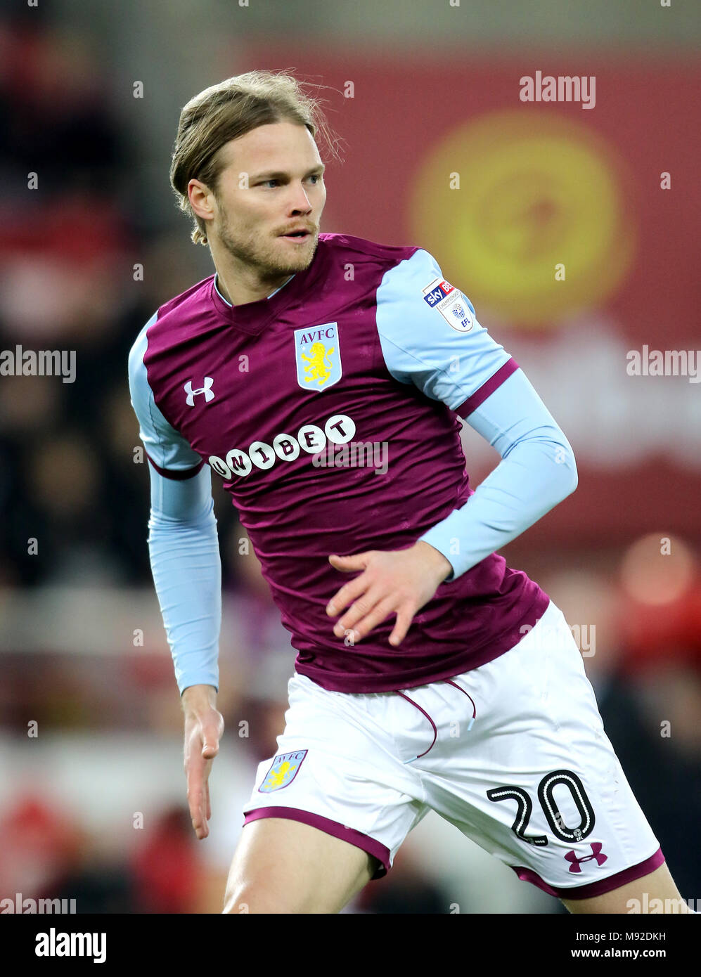 Aston Villa's Birkir Bjarnason Stock Photo - Alamy